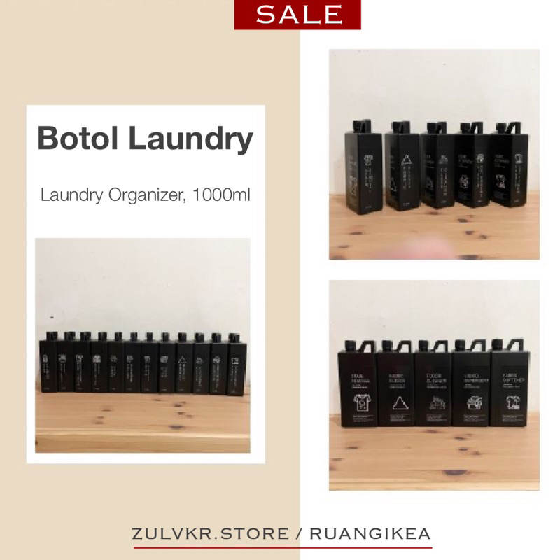 Jual [V2.3] Botol laundry aesthetic refill Botol Sabun Cair LAUNDRY ...