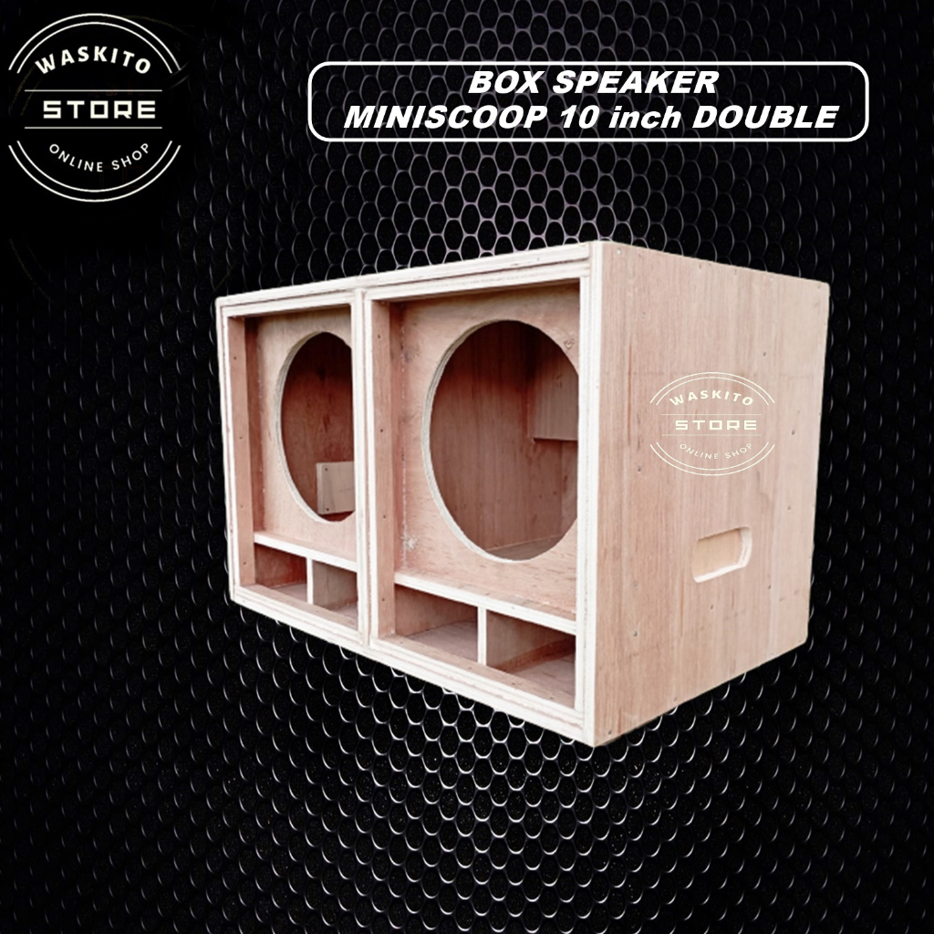 Jual Box Speaker Miniscoop 10 inch Double | Shopee Indonesia