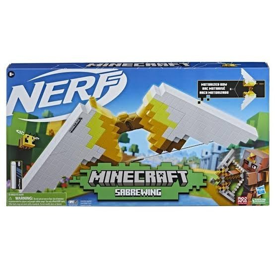 Jual Nerf Minecraft Sabrewing Motorized Bow Blaster | Shopee Indonesia