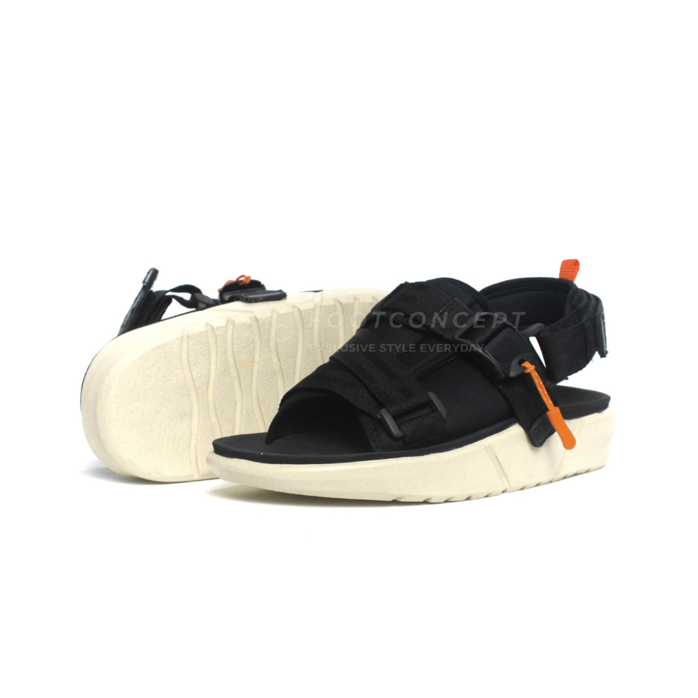 Jual sendal gunung pria wanita footconcept footwear hijack black white ...