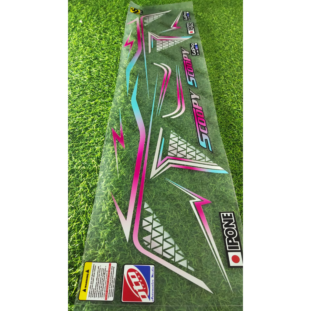 Jual STRIPING SCOOPY LIS BAHAN BENING STICKER POLET TRANSPARAN UV ...