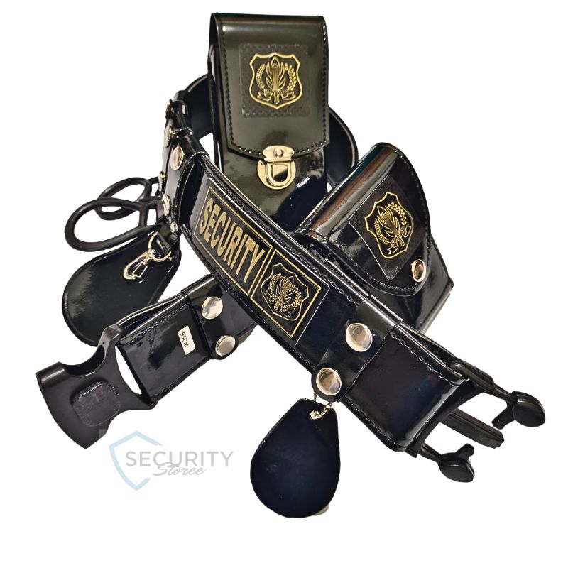 Jual Kopel security kulit sintetis hitam kilap gesper klik sarung hp ...