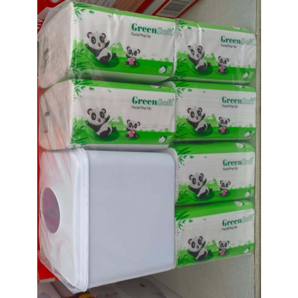 Jual Tissue Green Soft Panda Isi 6 (free box) | Shopee Indonesia
