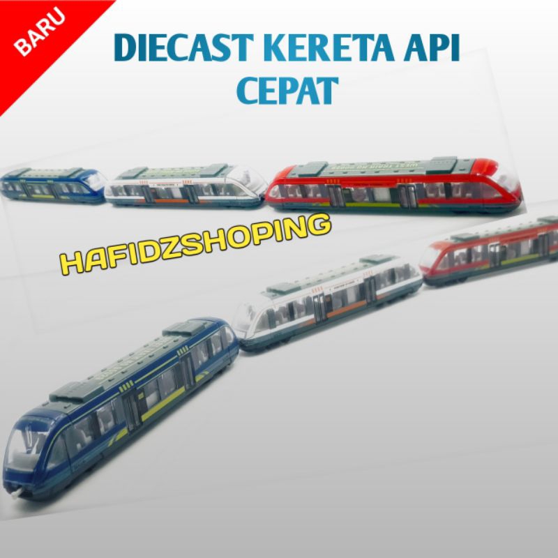 Jual DIECAST KERETA API CEPAT MRT LRT MINNIATUR BISA DI RANGKAI ...