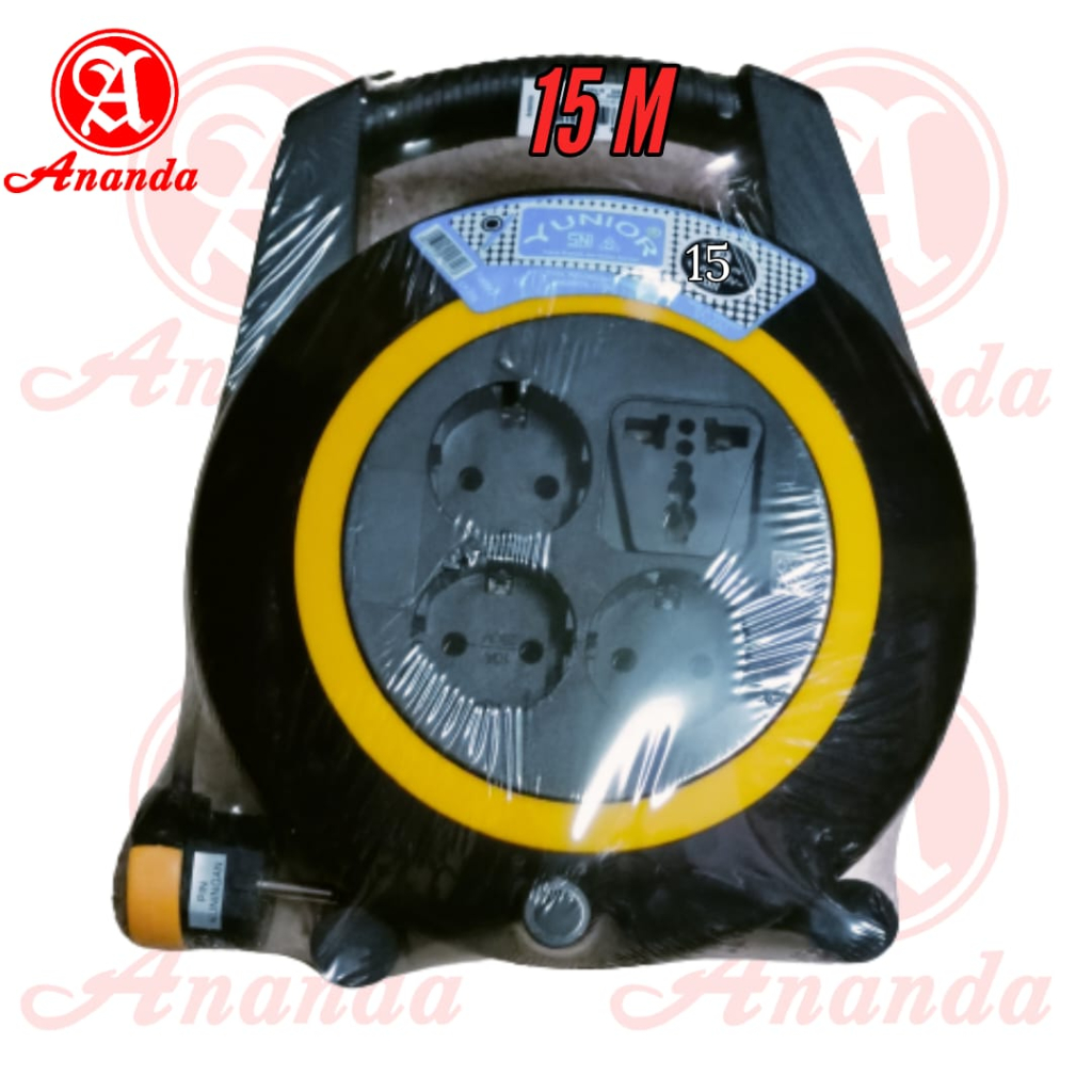 Jual Kabel Roll / Stop Kontak Kabel Yunior Loyal 6 Meter |10 M | 15 M Roll Kabel Bulat Box Kabel ...
