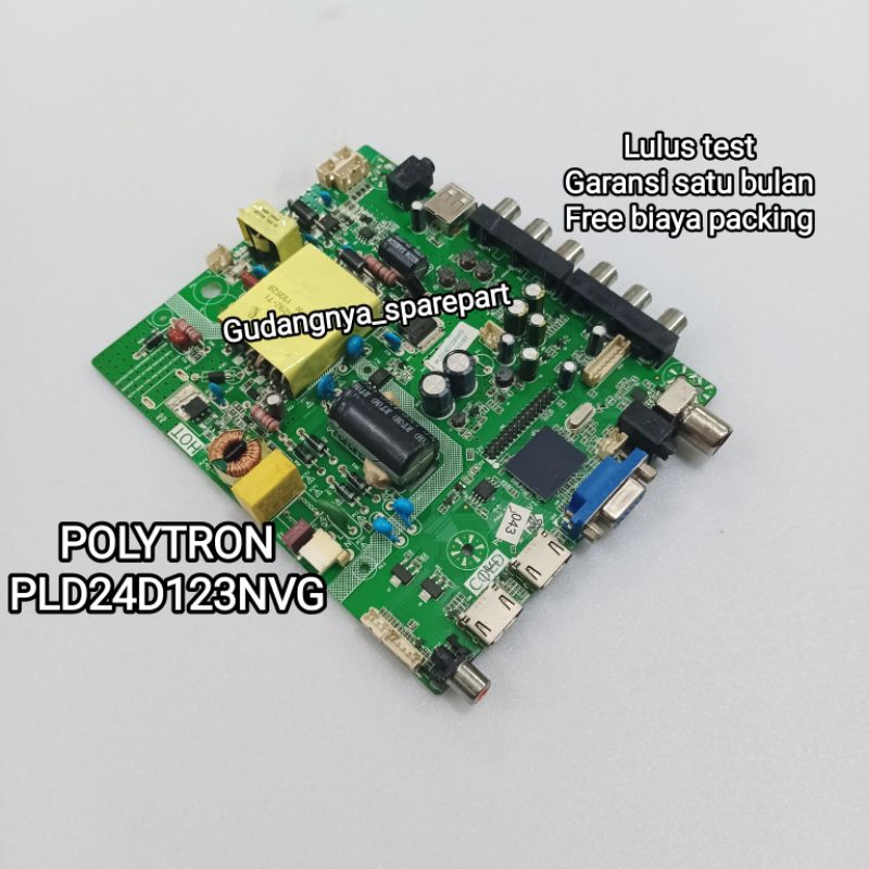 Jual MAINBOARD POLYTRON PLD24D123NVG PLD 24D123 PLD24D123 MB MOBO MODUL ...