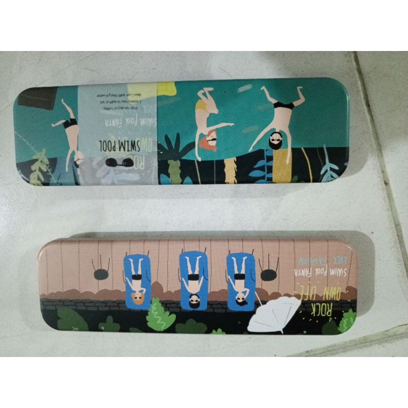 Jual Kotak pensil besi tahan lama / desain menarik / banyak pilihan nya ...