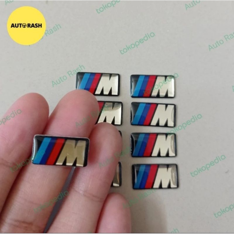 Jual BMW Emblem sticker stiker BMW Mpower Mtech M3 logo stir velg ...
