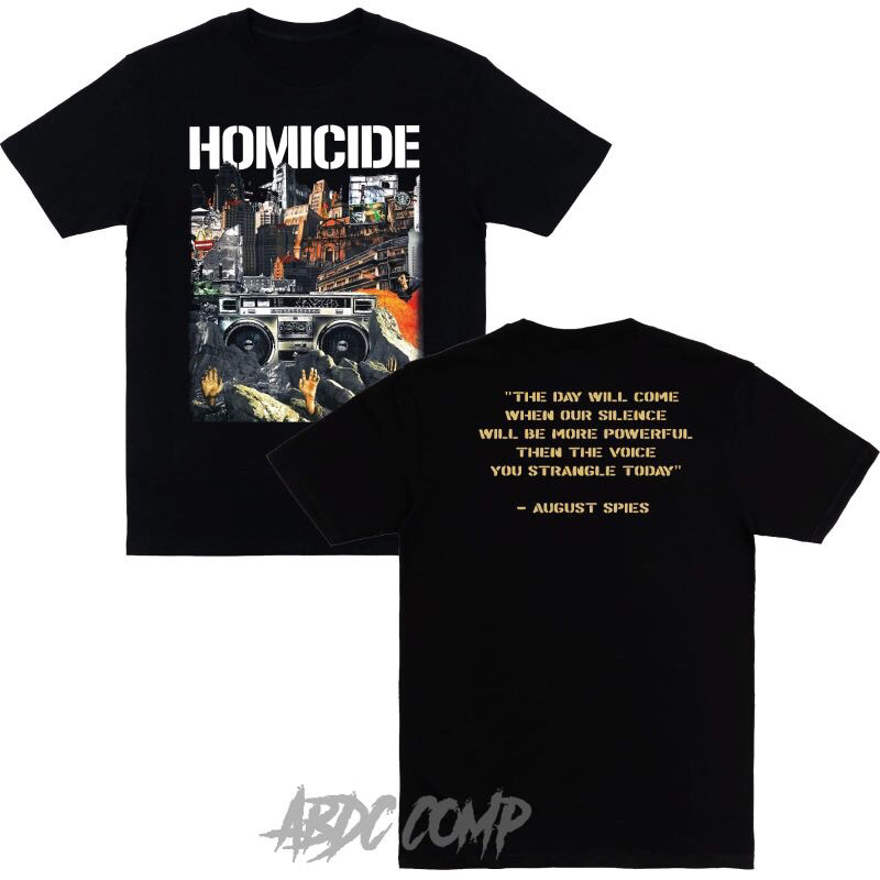 Jual Homicide - Barisan Nisan - Tshirt Band Homicide Black | Shopee ...