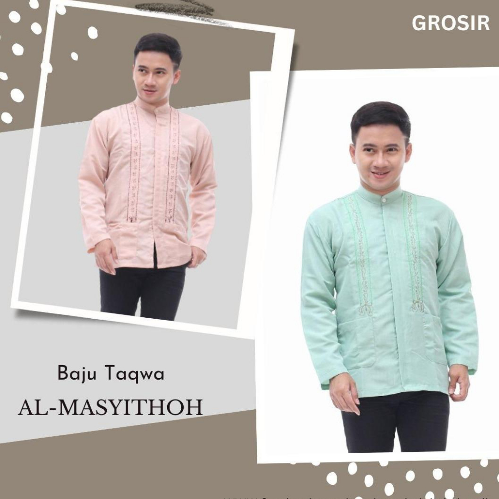 Jual Baju koko model klasik bahan dobi baju koko murah berkualitas 100 ...