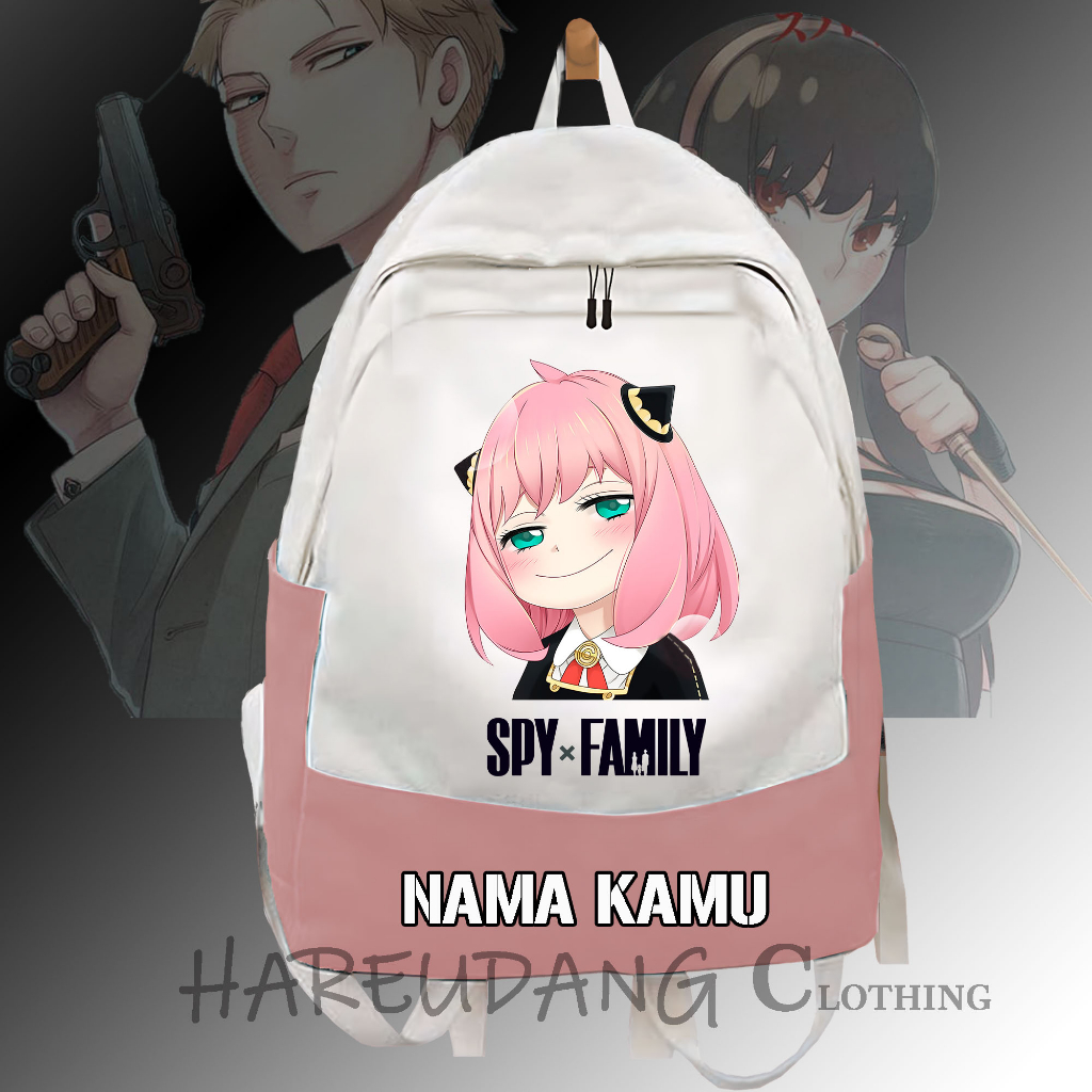 Jual TAS RANSEL ANAK SEKOLAH SD/TK MOTIF LOGO/MASKOT anya forger /TAS ...