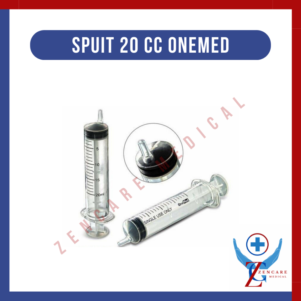 Jual Spuit 20 CC OneMed / Syringe 20 ML OneMed Sebox Isi 50 Pcs ...