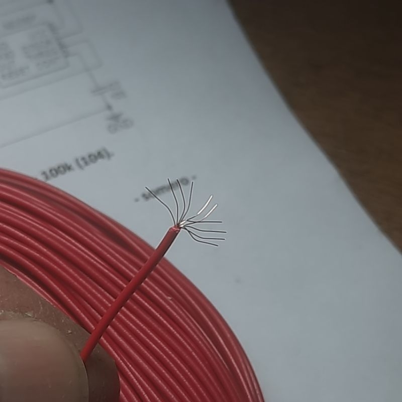 Jual Kabel kecil 1.1mm serabut 1x10 rangkaian arus DC | Shopee Indonesia