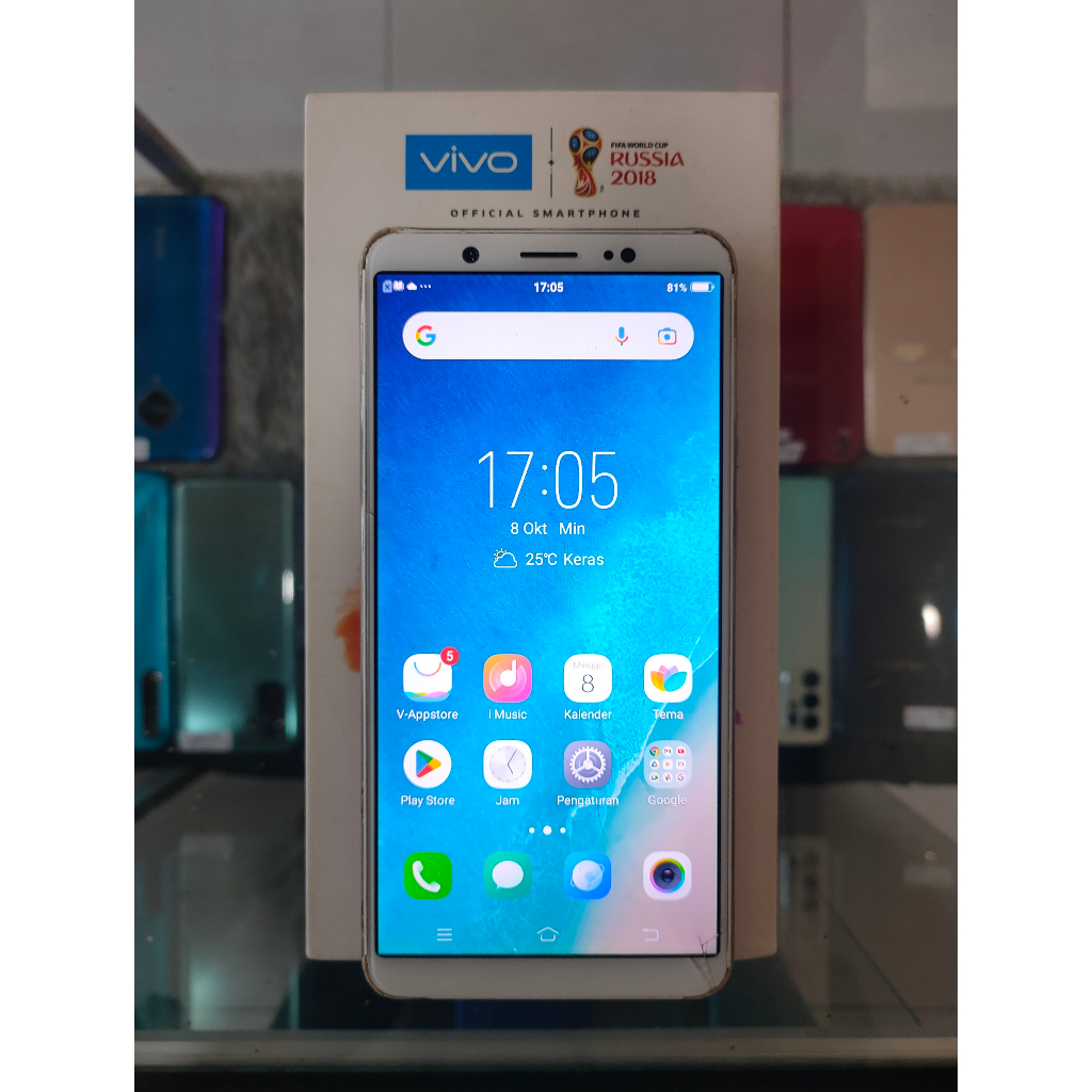 Jual Vivo V7 4/32 Snapdragon 450 FULLSET | Shopee Indonesia