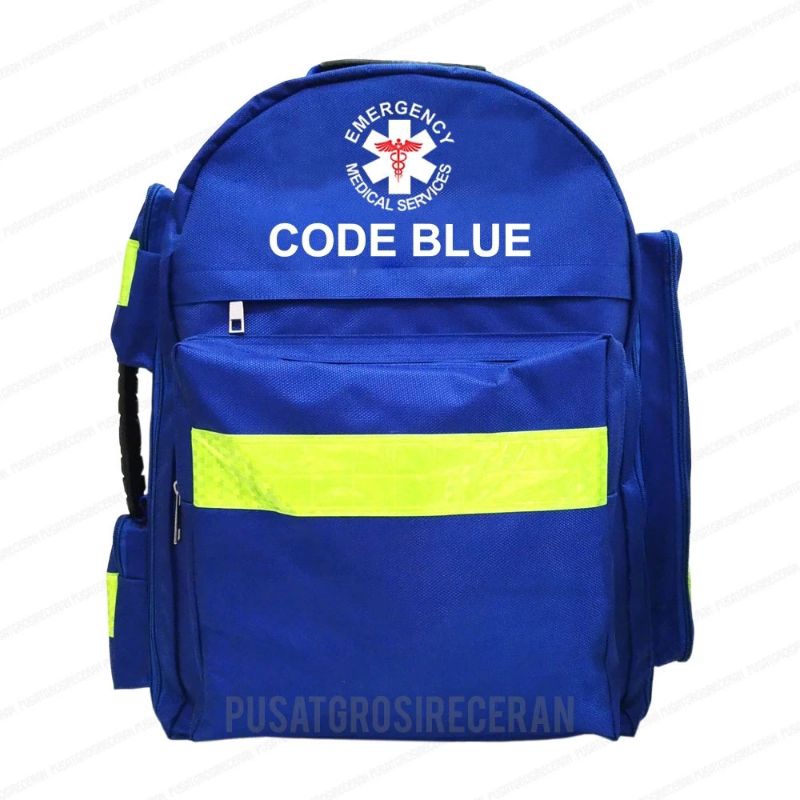 Jual CODE BLUE Tas Medis Emergency Kit Perlengkapan Alat Medis P3K SAR ...