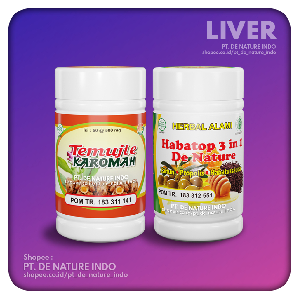 Jual TEMUJIE HABATOP De Nature Obat Herbal Liver Hepatitis Sirosis Hati ...