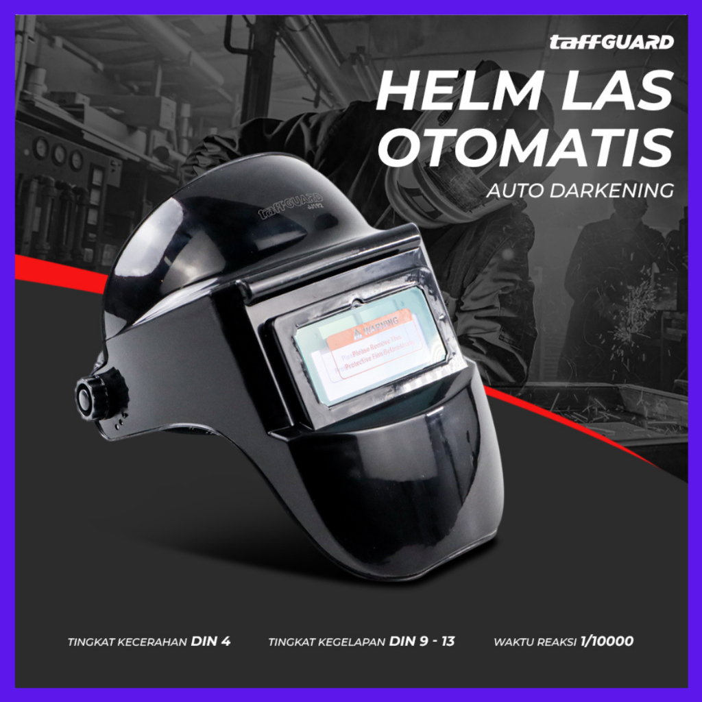 Jual Helm Las Otomatis Auto Darkening Masker Pengelas Helm Las Bunglon ...