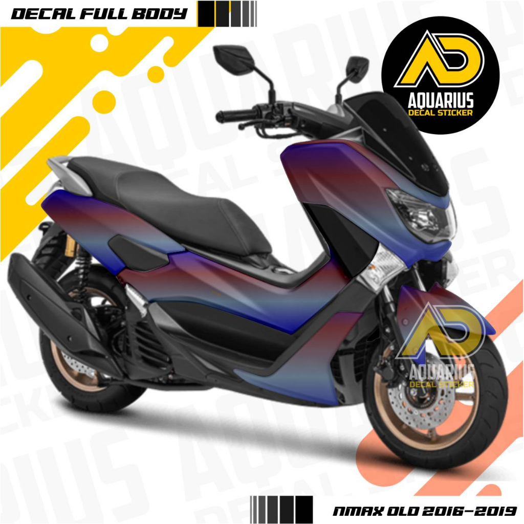 Jual Decal Fullbody Nmax Old 2016-2020 / Sticker Variasi Yamaha Nmax ...