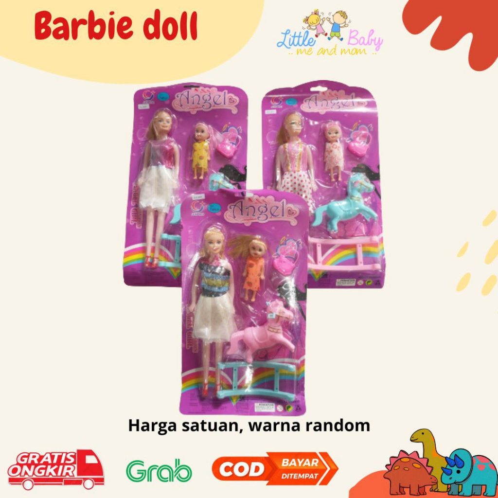 Jual Boneka Barbie Dan Kuda Ayun Barbie Doll | Shopee Indonesia