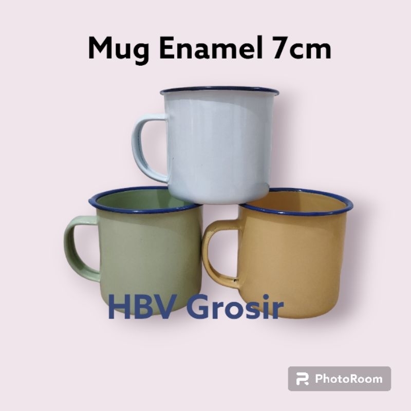 Jual MUG ENAMEL 7Cm Polos GROSIR TERBAIK TERMURAH | Shopee Indonesia