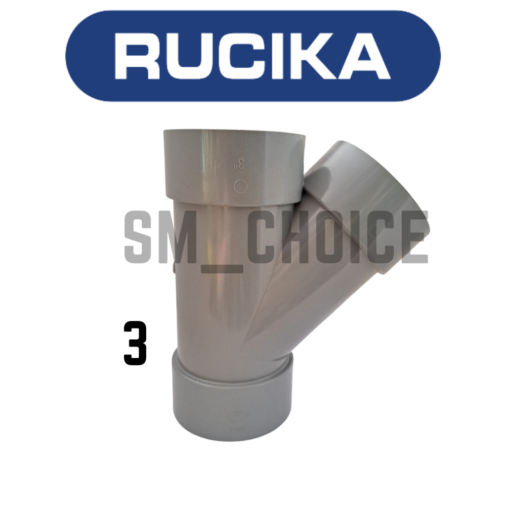 Jual RUCIKA Y 3" D RUCIKA Y BRANCH PVC 3" D RUCIKA SAMBUNGAN Y 3 INCH D ...