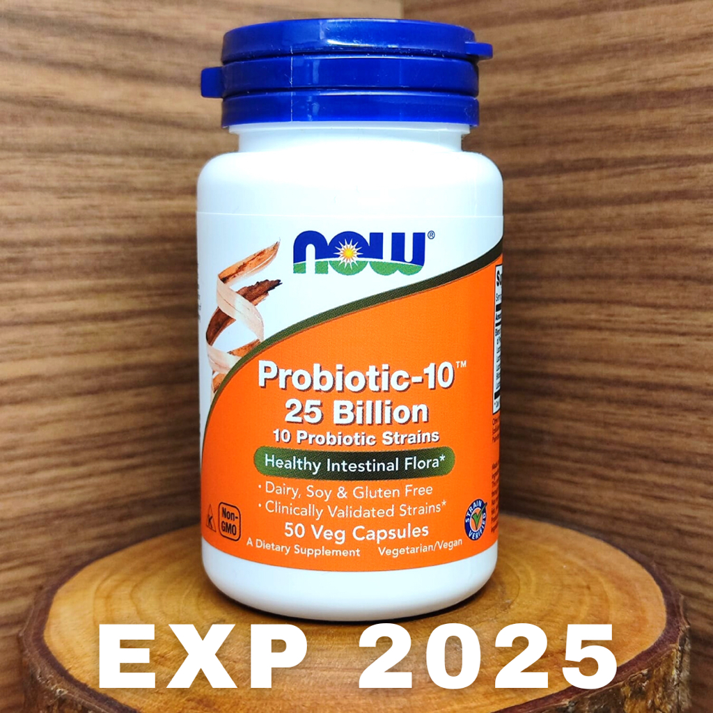 Jual Now Foods Probiotic -10 25 Billion isi 50 Veg Caps Now Food ...