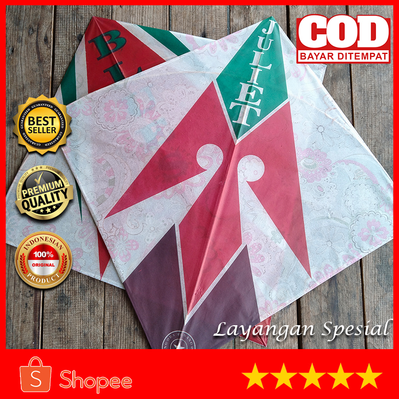 Jual LAYANGAN JULIETE ORIGINAL / BAHAN KERTAS SANJUNG / ISI 10 PCS ...