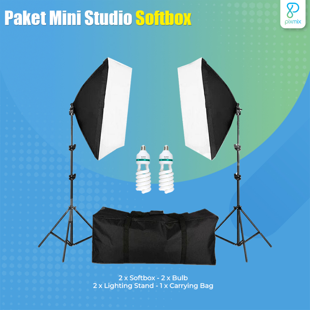 Jual Mini studio Softbox - Paket Set Limited edition | Shopee Indonesia