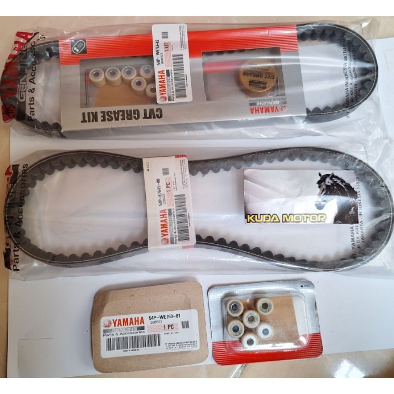 Jual V BELT VANBELT V-BELT ASSY Mio J, VANBELT only mio j, ROLLER SET MIO J SOUL GT X RIDE FINO ...