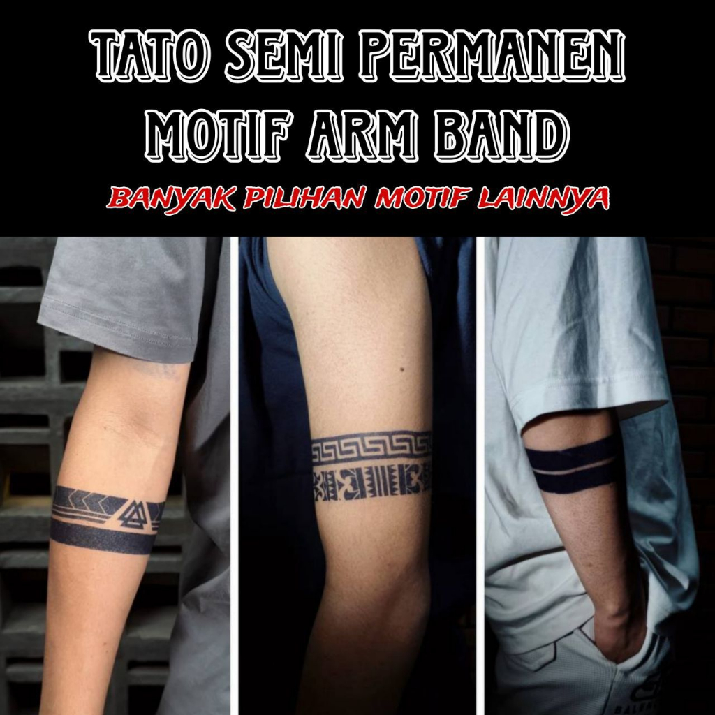Jual Tatowinner - Tato Lingkar Tangan Kaki UK 30X4,5cm Tato Armband ...