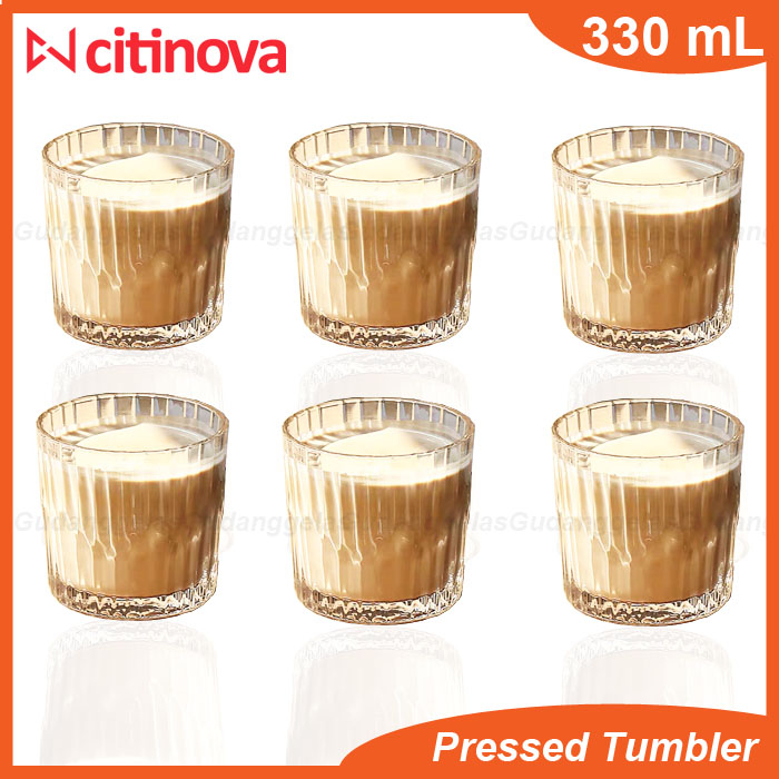 Jual 1 SET 6 PCS Gelas Citinova Picca/Gelas Cocktail/Gelas Matcha Latte ...