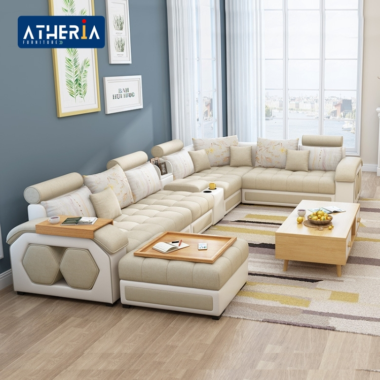 Jual Sofa Bludru Mewah Free Meja dan Stool | Shopee Indonesia