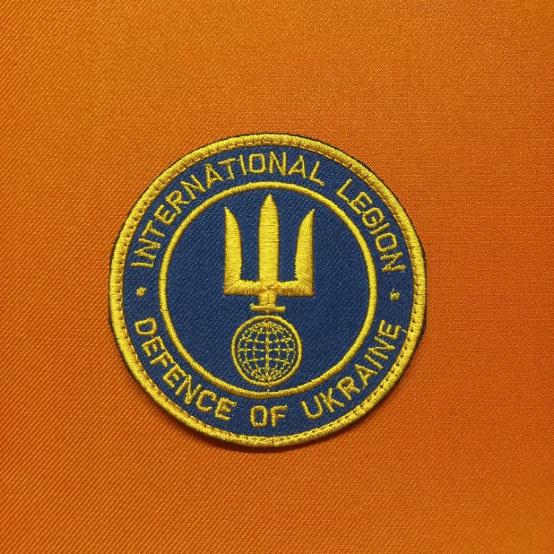 Jual Patch Ukraine International Legion Bordir Logo Emblem Insignia UA ...