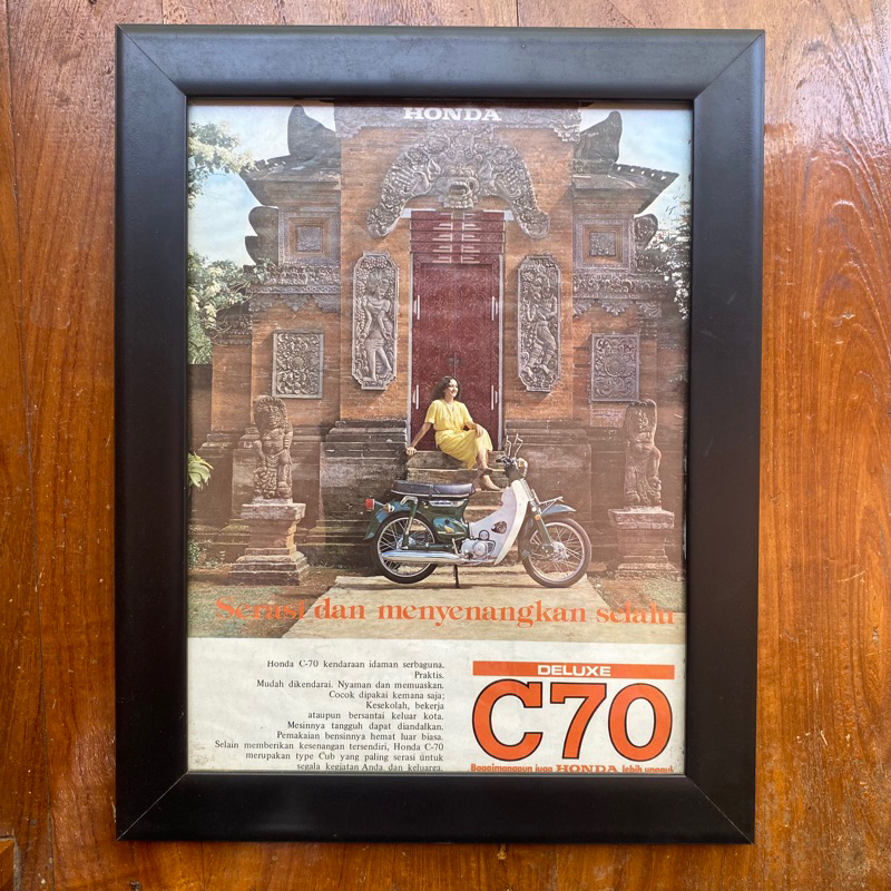 Jual Poster Iklan Honda C70 Jadul | Shopee Indonesia