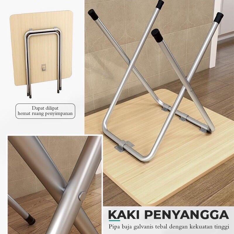 Jual MEJA PORTABLE MEJA LIPAT MEJA KUAT UKURAN sedang 60 x 60 HARGA ...