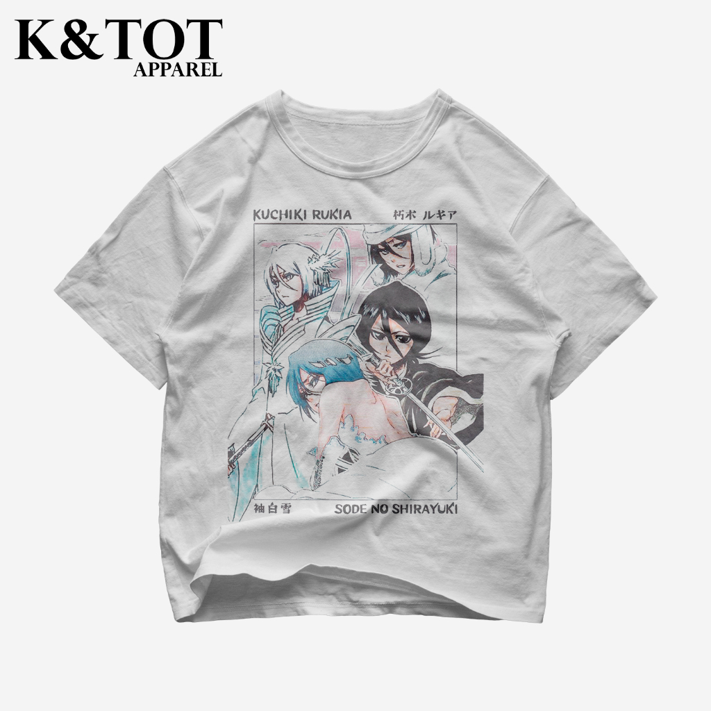 Jual KNTOT - KAOS BAJU ANIME BLEACH KUCHIKI RUKIA | TSHIRT OVERSIZE ...