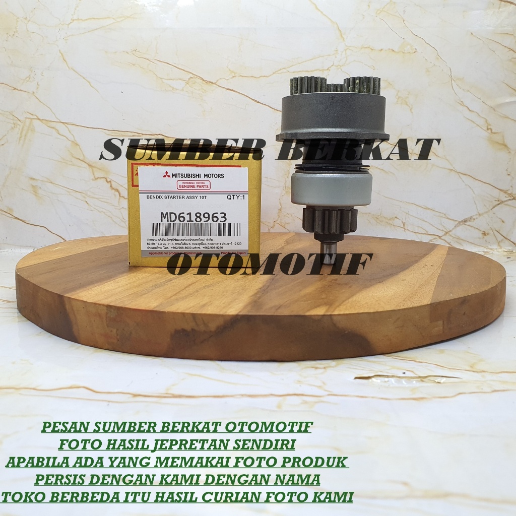 Jual BENDIX STARTER ASSY BENDIK STATER 10T MITSUBISHI TRITON 2.5CC ...