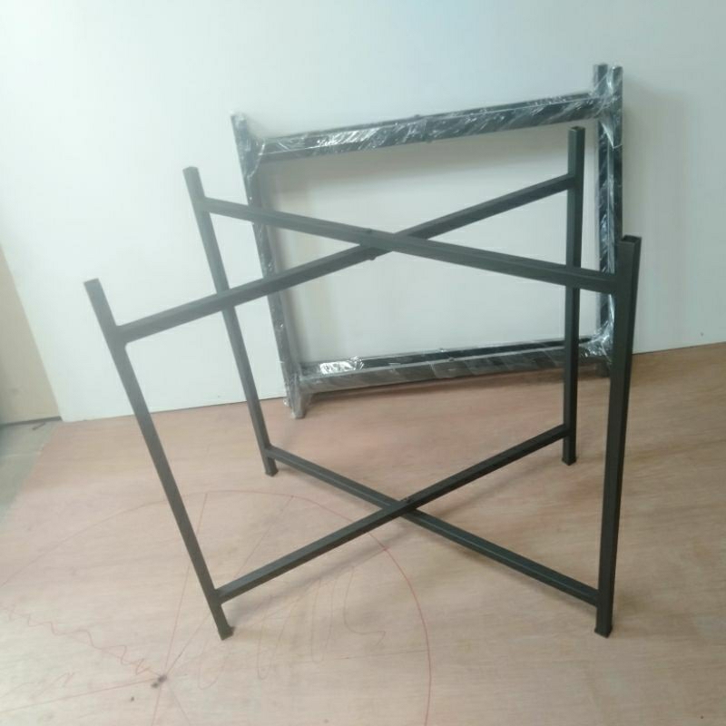 Jual kaki meja lipat besi hollo 2x2 P78 T70 | Shopee Indonesia