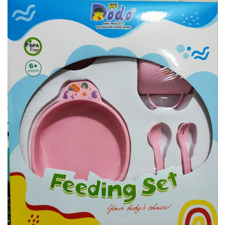 Jual DODO MURAH FEEDING SET DAC074 ALAT MAKAN MPASI BAYI SET KADO PERALATAN MAKAN BABY | Shopee ...