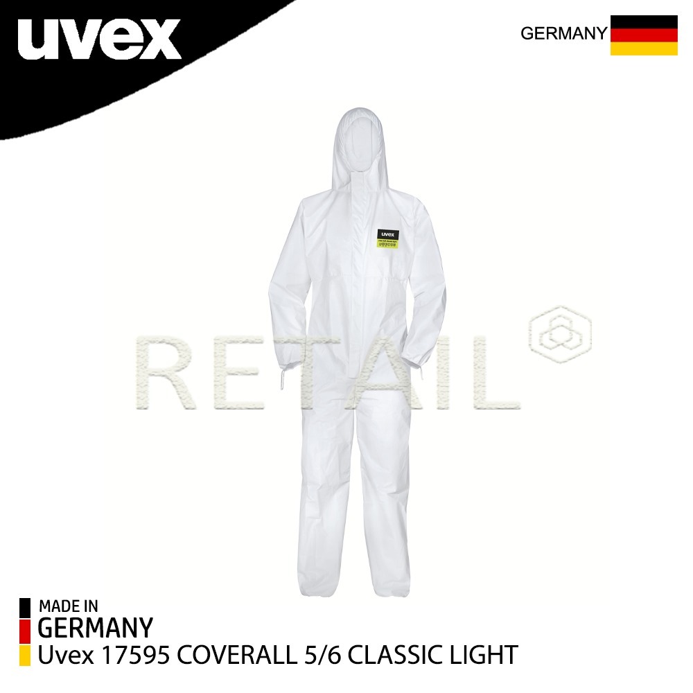 Jual Uvex Safety 17595 Coverall 5/6 Classic Light (UVEX) | Shopee Indonesia