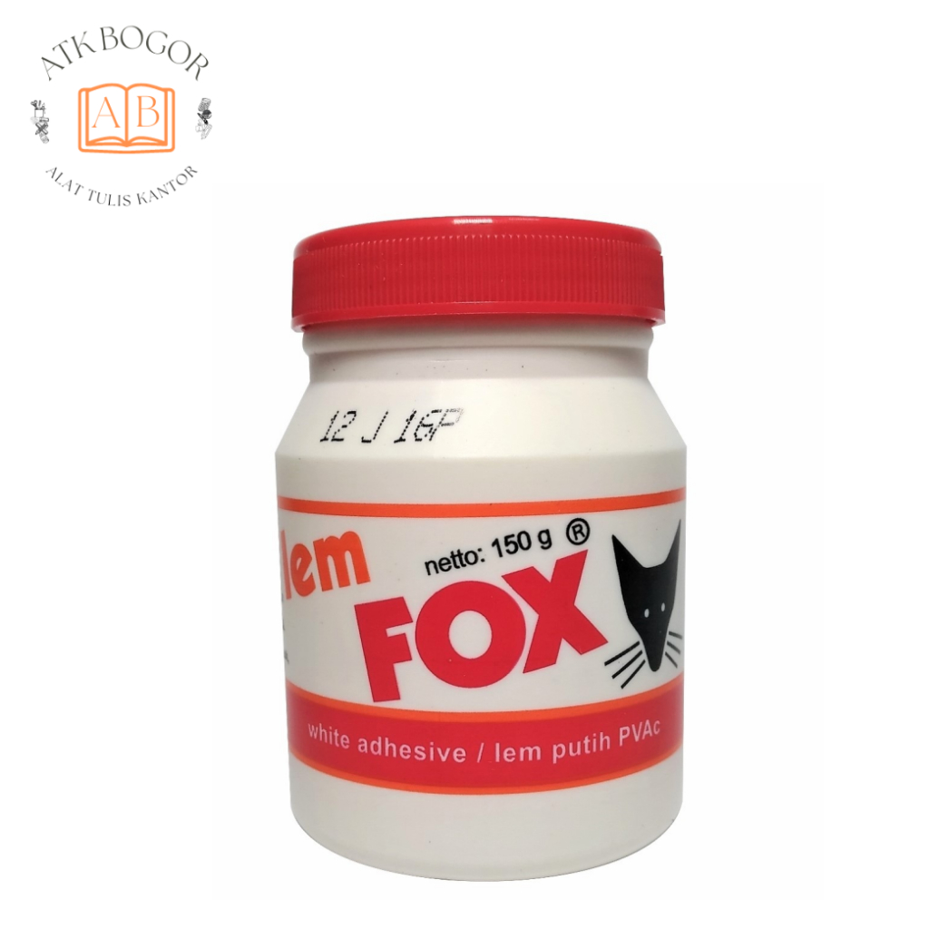 Jual Lem Putih PVAc Serbaguna Kayu Kertas Fox White Adhesive 150g | Shopee Indonesia