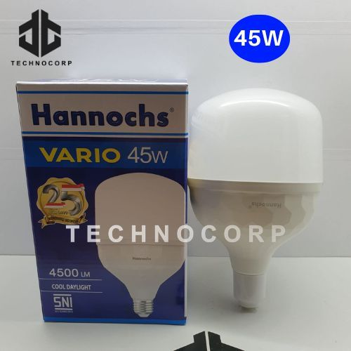 Jual LAMPU LED HANNOCHS VARIO 45W / BOLA 45 WATT PUTIH BULB MURAH DIAMOND | Shopee Indonesia