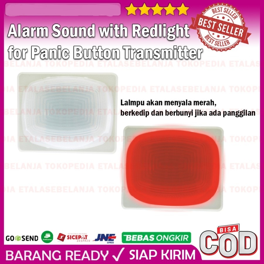 Jual Alarm sound with redlight for Panic Button Transmitter Y-SC and Y ...