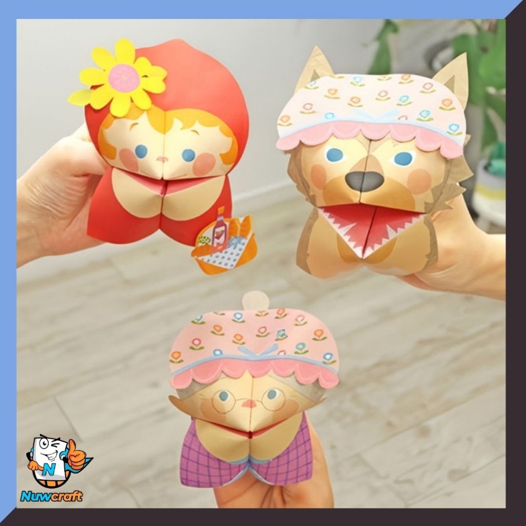 Jual Nuwcraft Paper Fortune Teller Puppet (Little Red Riding Hood ...
