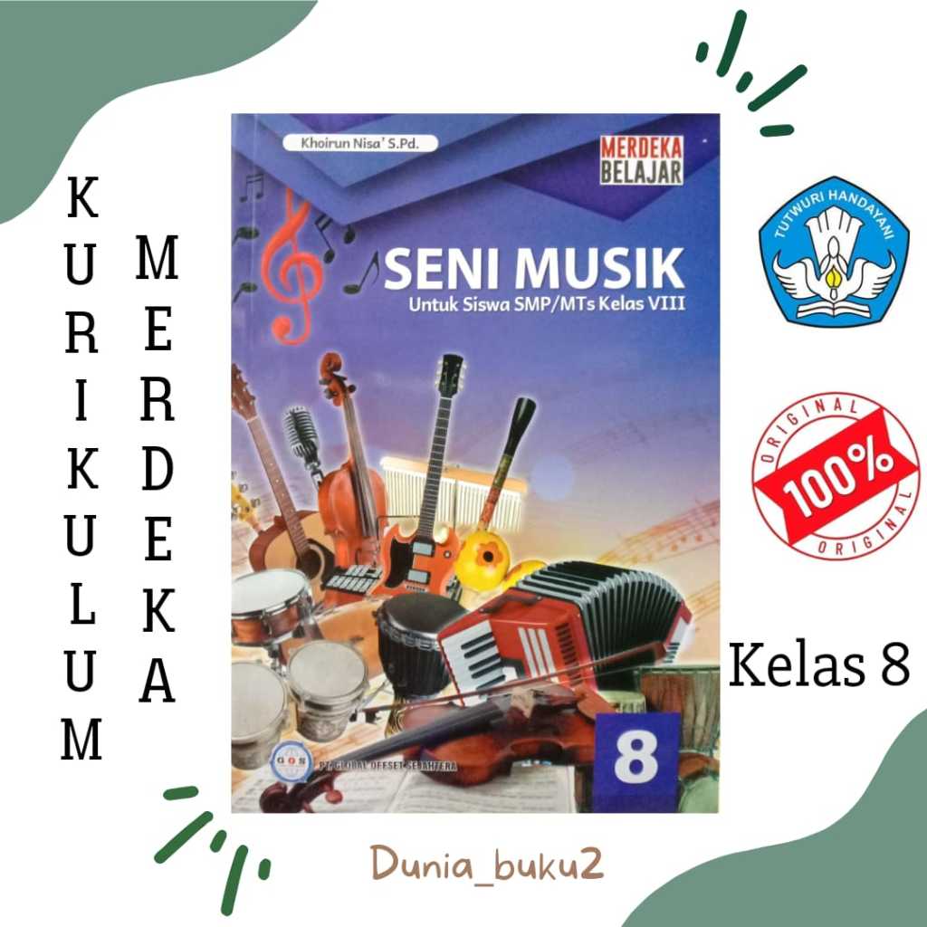 Jual BUKU SISWA SENI MUSIK KURIKULUM PENGGERAK-MERDEKA KELAS 8 SMP (PENERBIT:GOS) | Shopee Indonesia