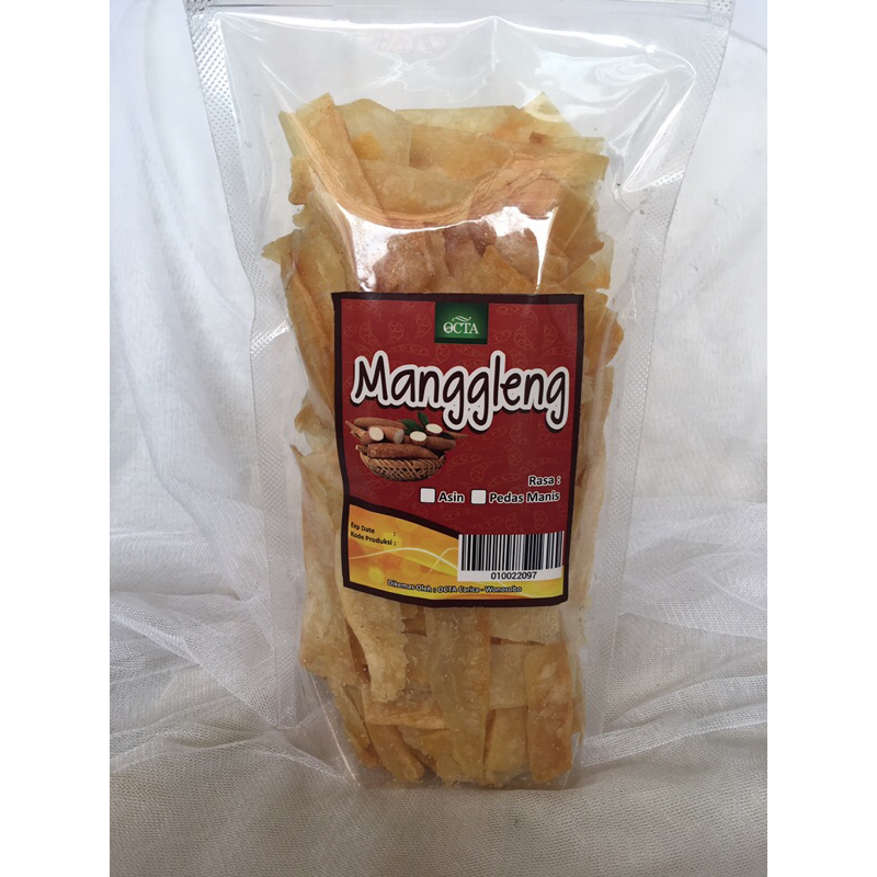 Jual manggleng snack keripik singkong oleh oleh khas wonosobo | Shopee ...