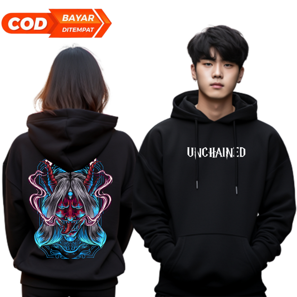 Jual PROMO COD Hoodie UNCHAINED SHINIGAMI Hoodie Jepang Shinigami Jumbo Ukuran M L XL XXL 3XL ...