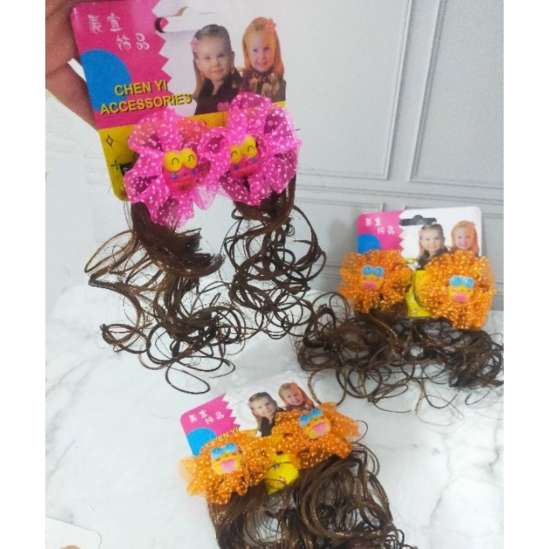Jual Jepit Rambut Anak Jepitan Anak Rambut Palsu Jepit pasangan Wig ...