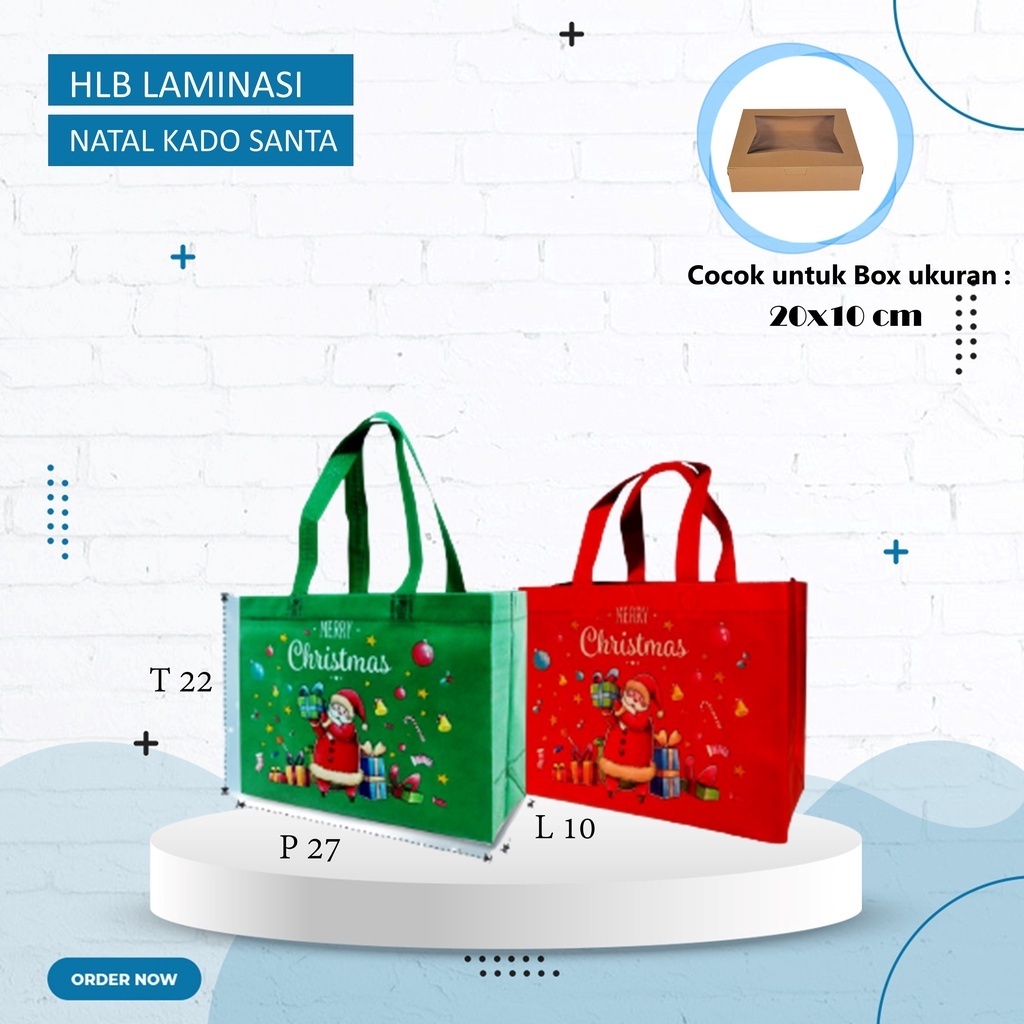 Jual Tas Parcel Christmas Tas Bingkisan Natal Tas Natal Souvenir Goodie ...