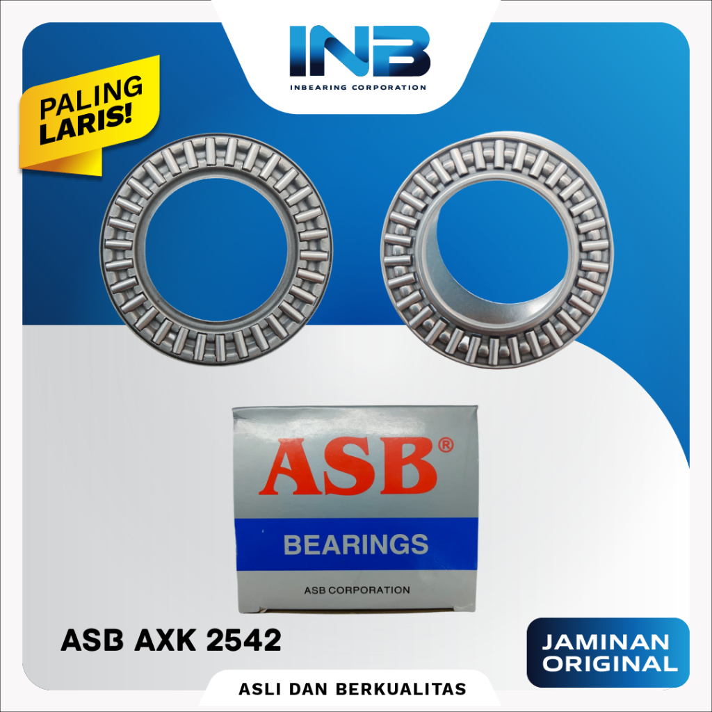 Jual Laker Bearing AXK 2542 Bearing Bambu INB Original ASB | Shopee ...